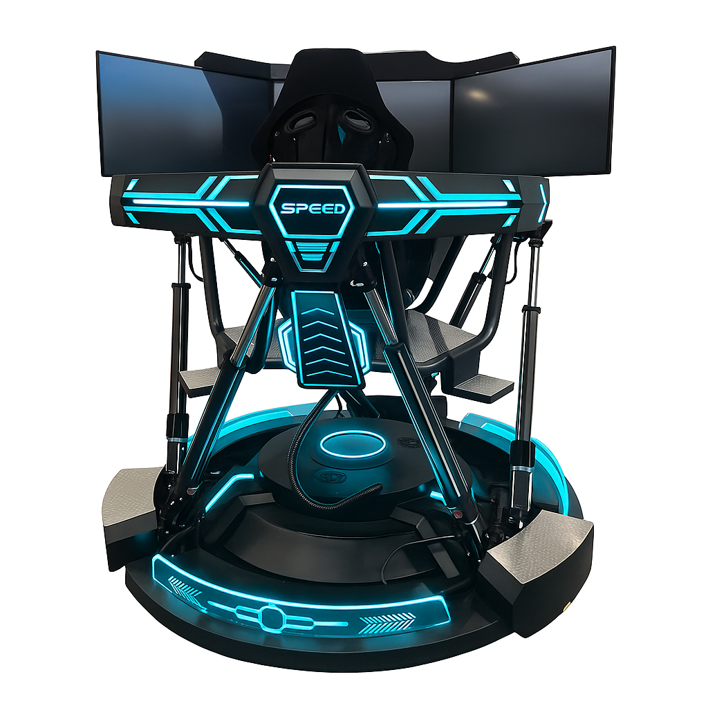 NeonVector Apex-XR Motion Racing Simulator – Purovia Tech